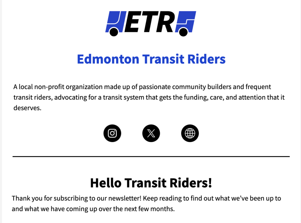 Transit in the Media – Edmonton Transit Riders